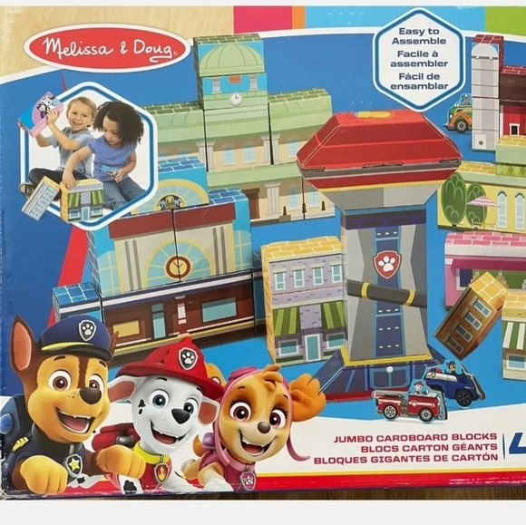 Melissa & Doug | Toys | Melissa And Doug Paw Patrol Jumbo Cardboard ...